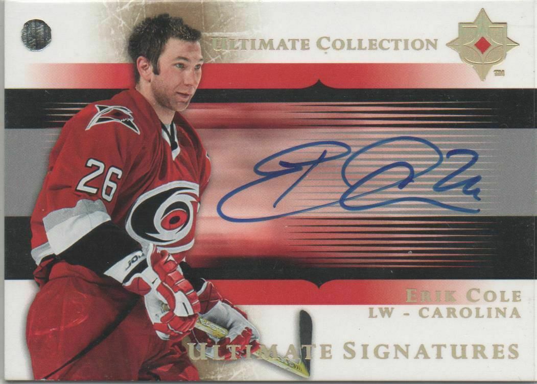 05-06 Ultimate Collection Signatures Erik Cole AUTOGRAMM ehemals ...