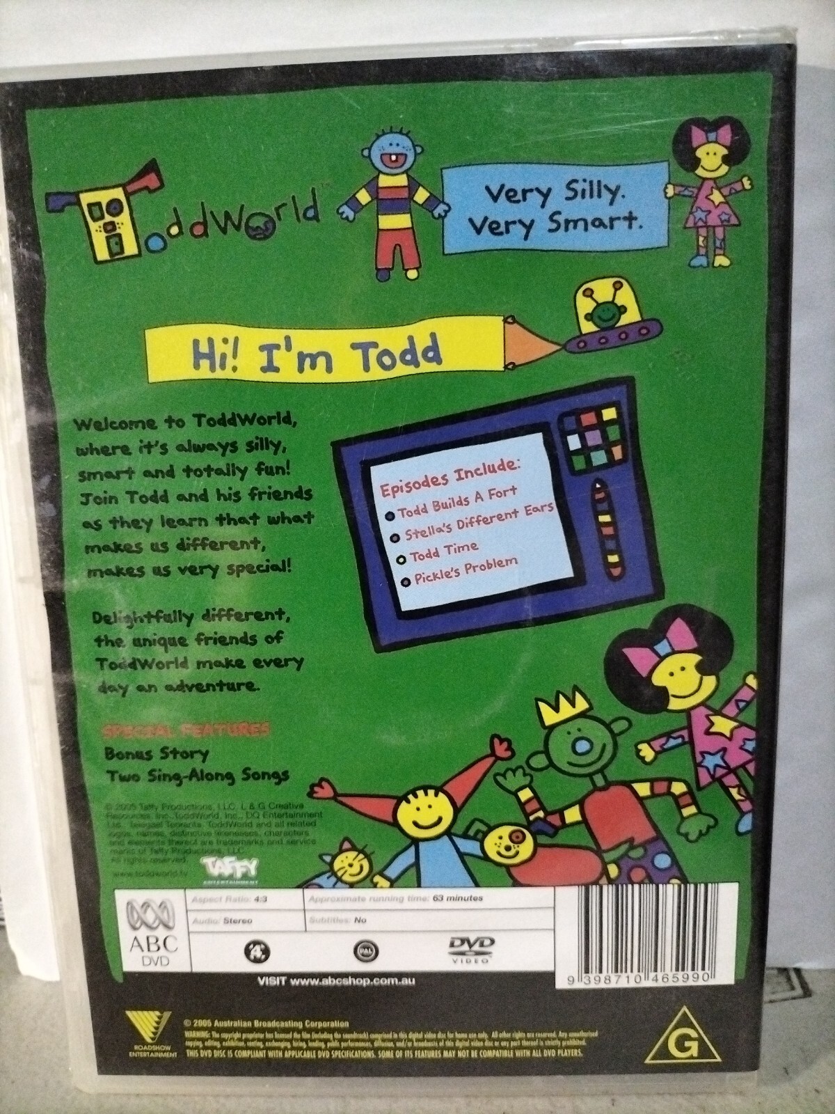 Toddworld Hi! I’m Todd DVD ABC Kids (BRAND NEW & SEALED) | eBay