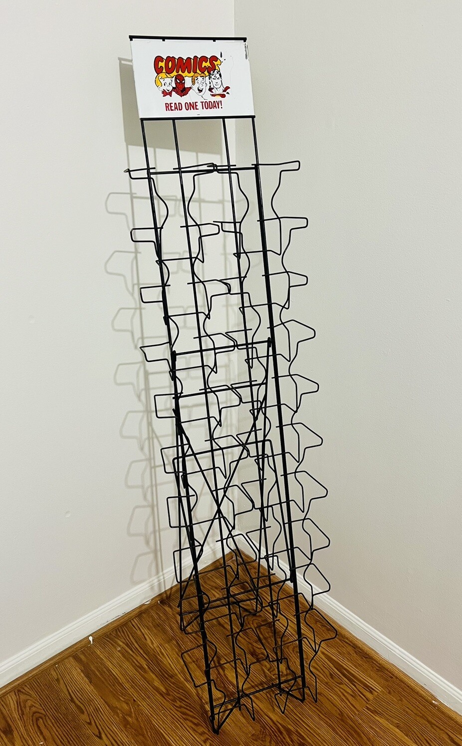 1960s Vintage Metal Comic Book Store Rotating Display Rack | eBay