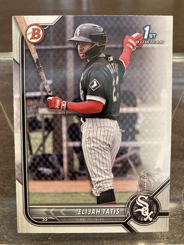 2022 Bowman Prospects Elijah Tatis 1st Bowman BP-23 White Sox | eBay