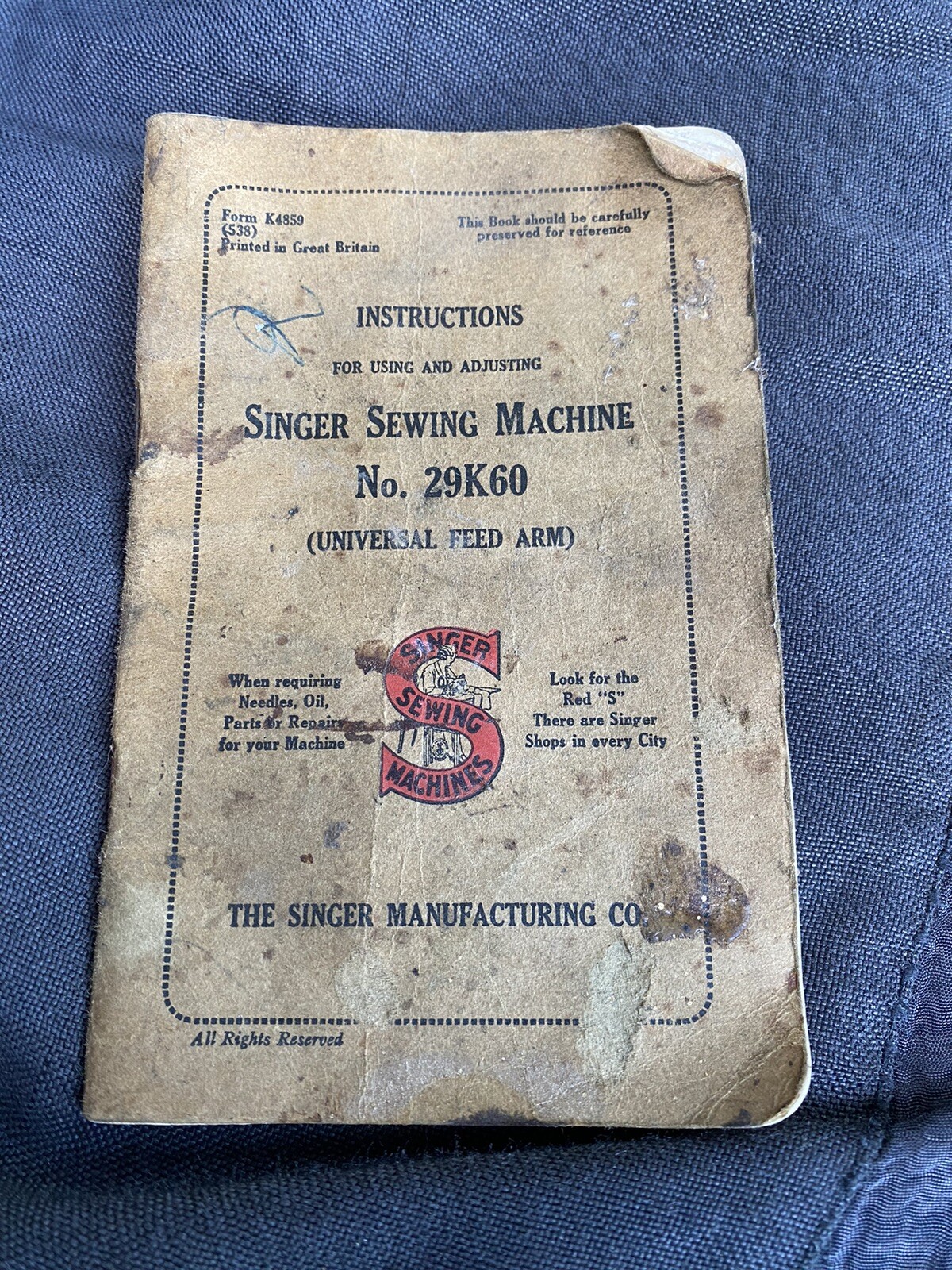 Singer Patcher 29K Leather Sewing Machine at Douglas Hairston blog