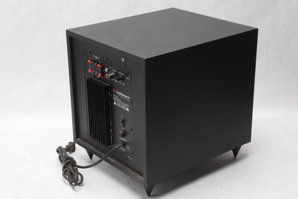 AudioSource PSW100 Powered Subwoofer 10" Sub Hifi Home Sound System RCA ...