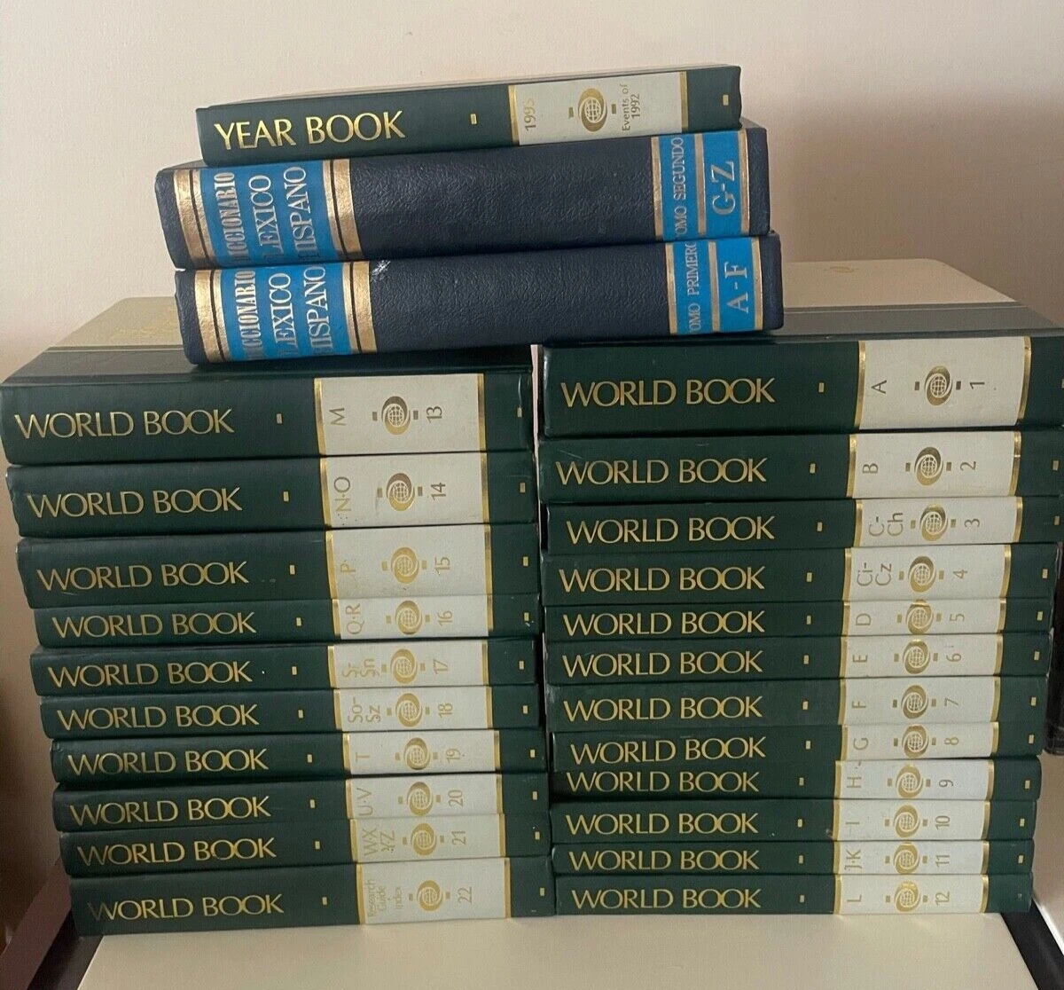 1962 WORLD BOOK Encyclopedia Complete Set Dictionaries, 50% OFF