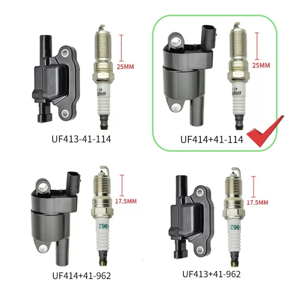 8Pack Ignition Coil+Spark Plug+Wire Set For Chevy Silverado 1500 GMC ...
