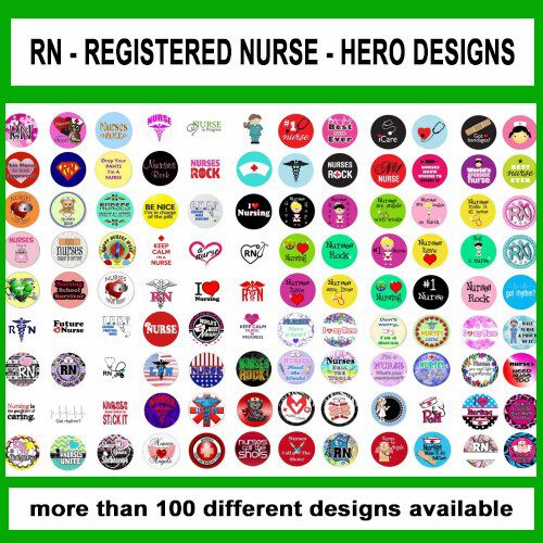 100 Precut RN REGISTERED NURSE NURSING BOTTLE CAP TRAY CHARM IMAGES 1 ...