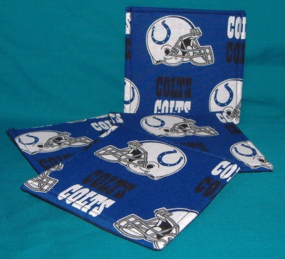 *NEW HANDMADE Indianapolis Colts COASTER Set Of 4 NFL FOOTBALL TEAM ...