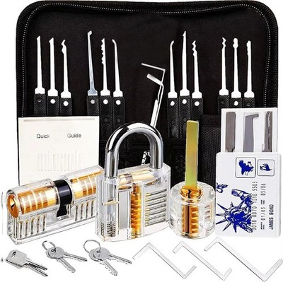 LockCowboy 30-Piece Set - 3 Transparent Practice Locks and Credit | eBay UK