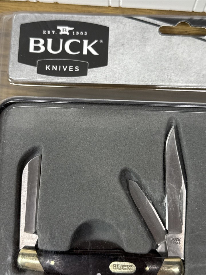 **NEW** Buck Knife Set 373 Trio & 379 Solo With Collectors Tin | eBay