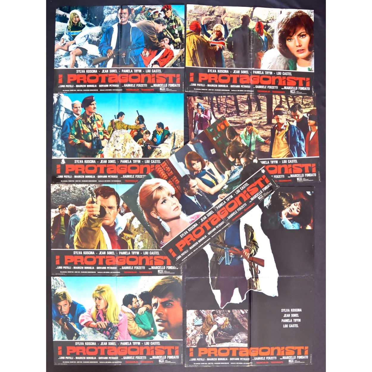 Fotobustes I PROTAGONISTAS Sylva Koscina Jean Sorel Tiffin Castel ...