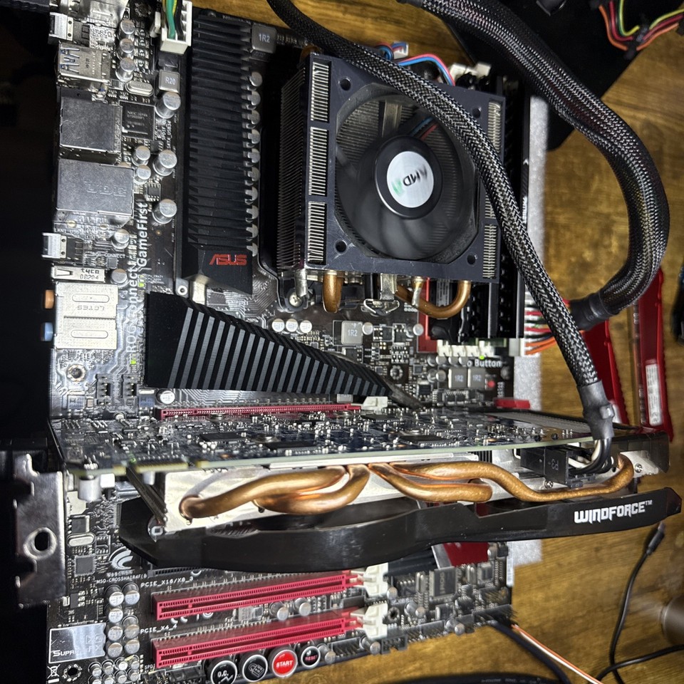 Asus Rog CROSSHAIR IV FORMULA REV.1.02G Socket AM3 AMD Motherboard, cpu, 24gbram | eBay