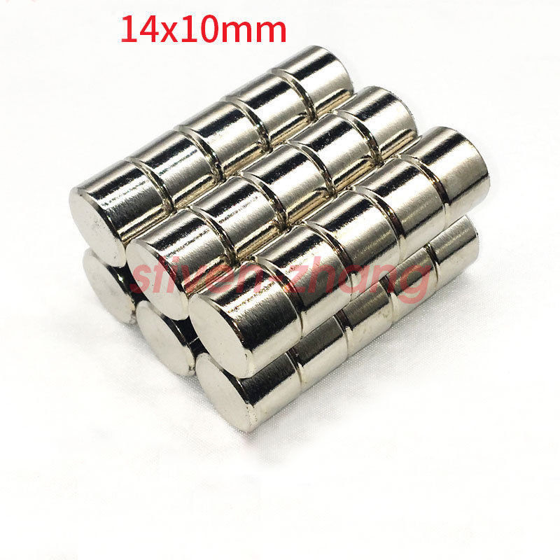 Wholesale 14mm X 10 mm N50 Super Strong Round Disc Magnets Rare Earth ...