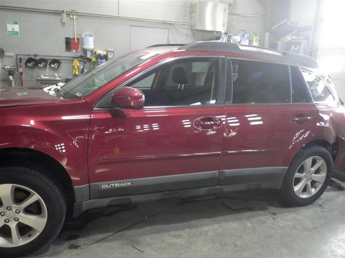 Subaru Legacy SW Outback 2010-2014 Front Left Door Electric Maroon 1684 ...