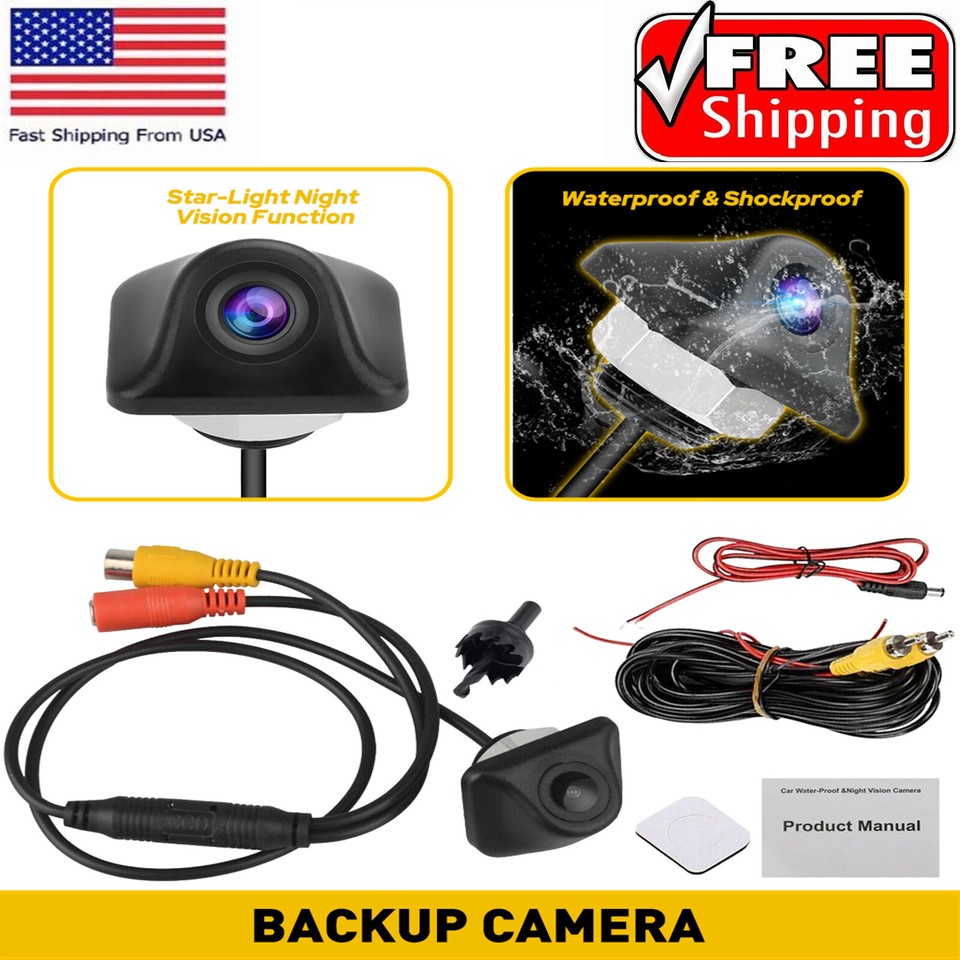 170 HD Car Reverse Backup Camera Rear Parking Cam View Waterproof Night ...