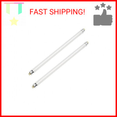 (Pack of 2 F8T5/CW 8W T5 12" Cool White 4100k Fluorescent Light Bulb 20 ...