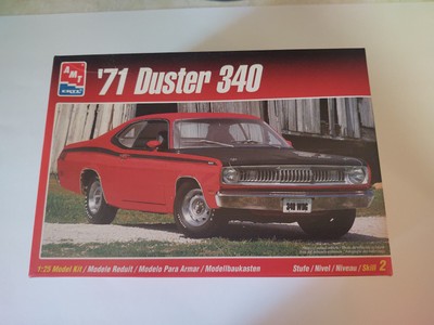 Model Car Kit AMT # 8437 71 Plymouth Duster 340 1/25 Scale | eBay