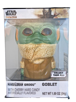 New Star Wars The Mandalorian The Child Grogu Goblet w/ Cherry Hard ...