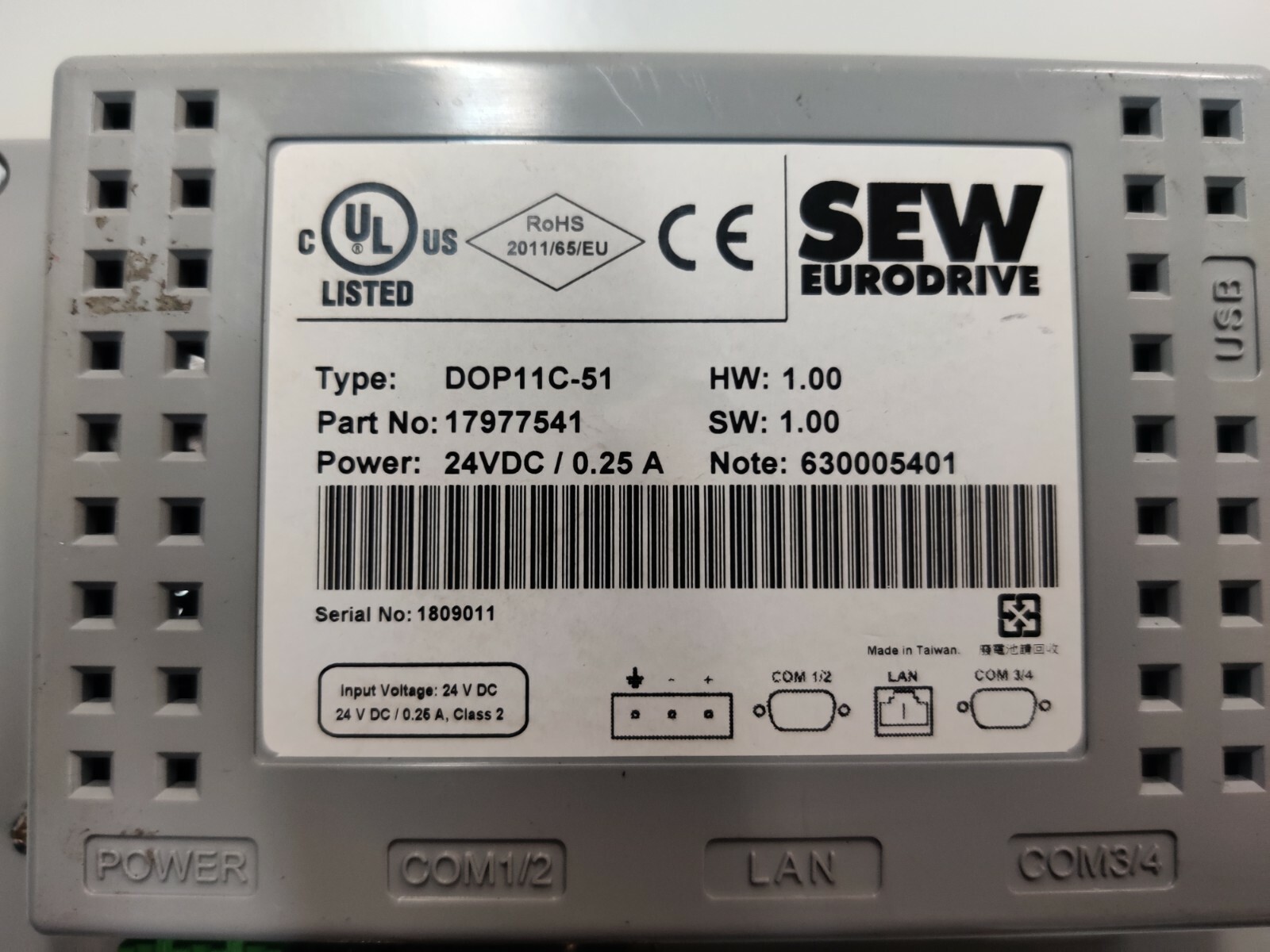 SEW Eurodrive - Bedienpanel - DOP11C-51 | eBay