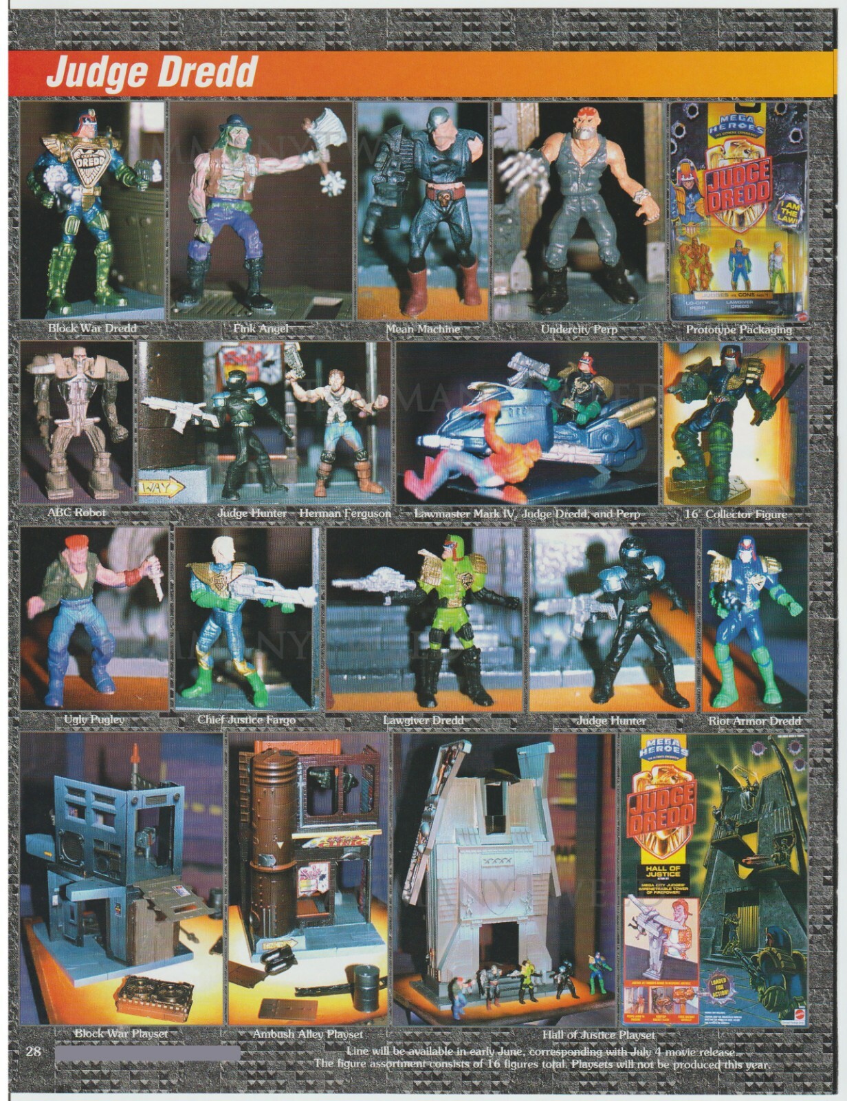 Judge Dredd Toys