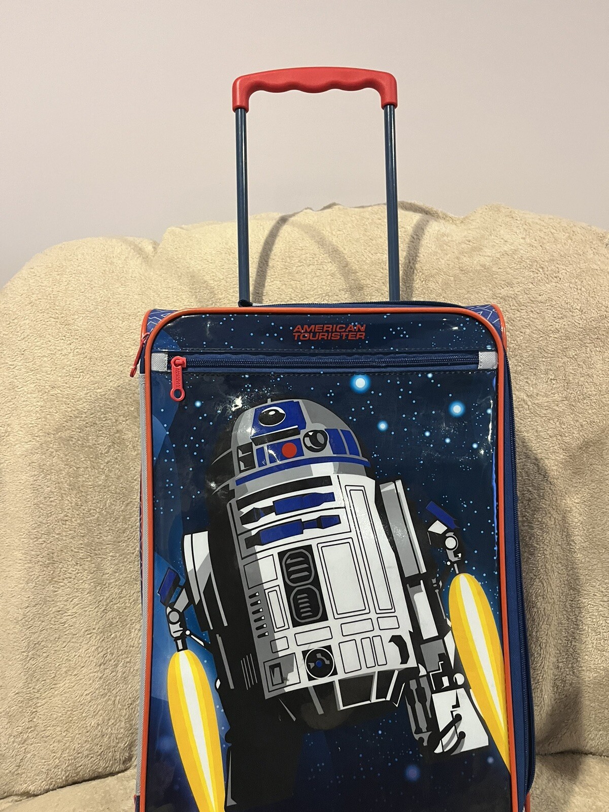American Tourister STAR WARS R2-D2 Luggage Rolling Soft Suitcase Disney ...