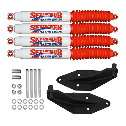 Fits 2000-2005 Ford Excursion 4X4 Front Dual Shock Kit w/ Skyjacker for ...