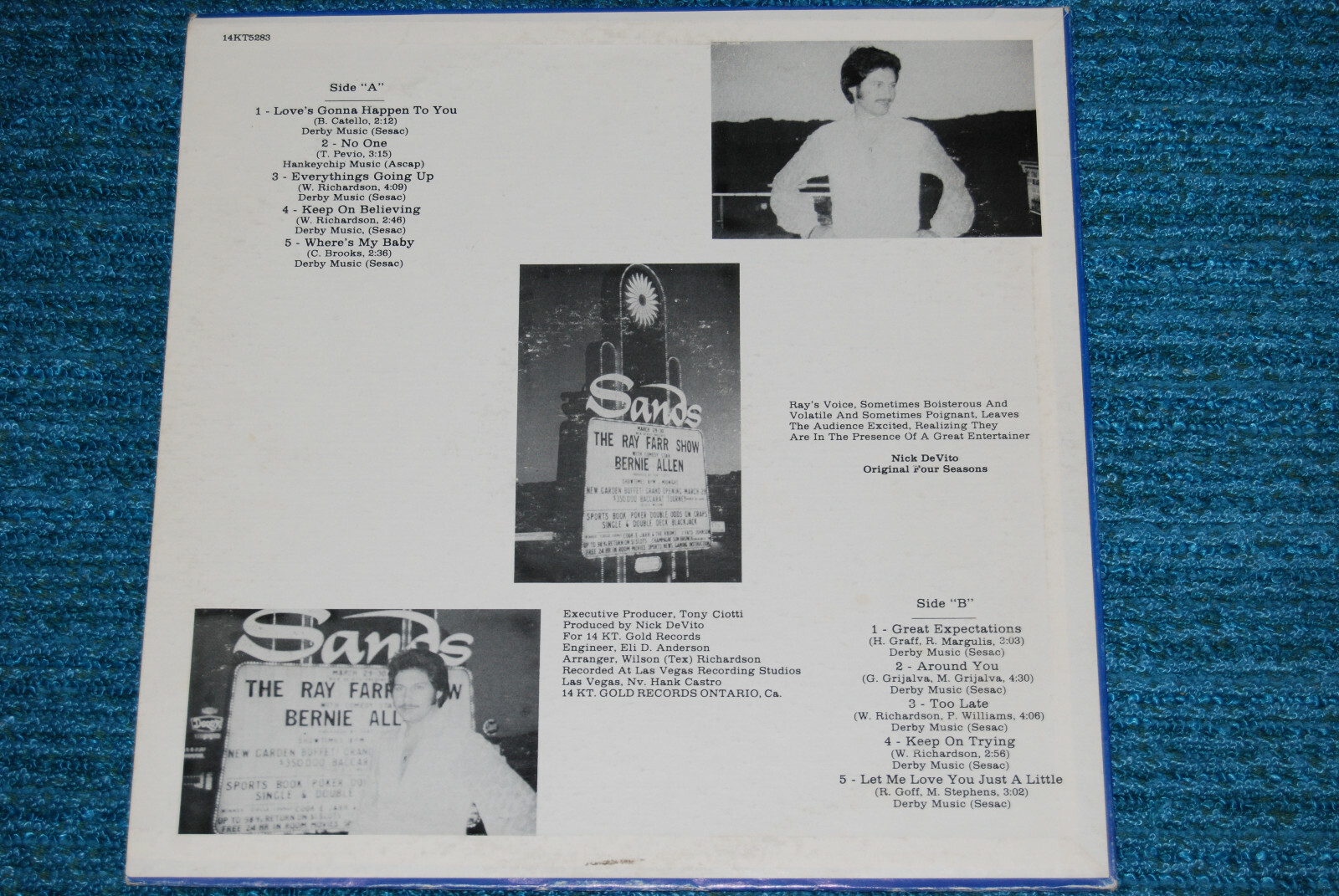 RAY FARR Keep On Believing AUTOGRAPHED SIGNED LOUNGE LP VG+ rare | eBay