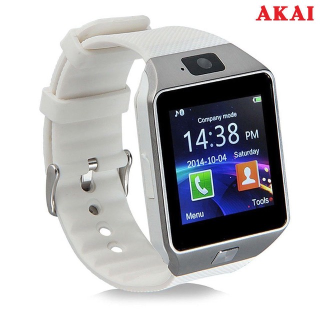 Akai AKSW03 37mm Cassa in Acciaio Argenta, Cinturino in Silicone ...