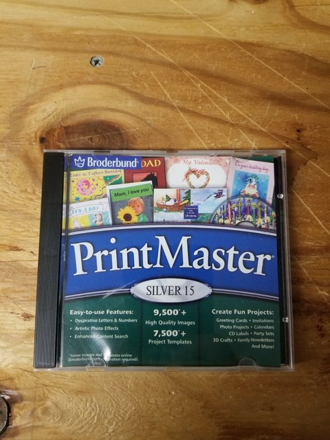 Broderbund PrintMaster Silver 15 for sale online | eBay