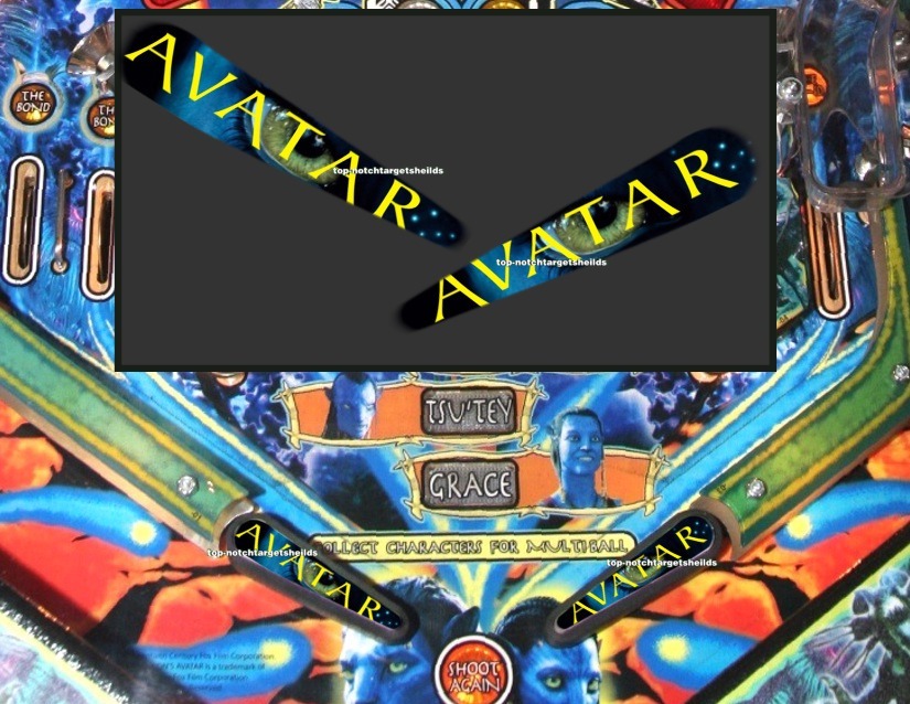 AVATAR Pinball Flipper Armour Mod-2- piece set | eBay