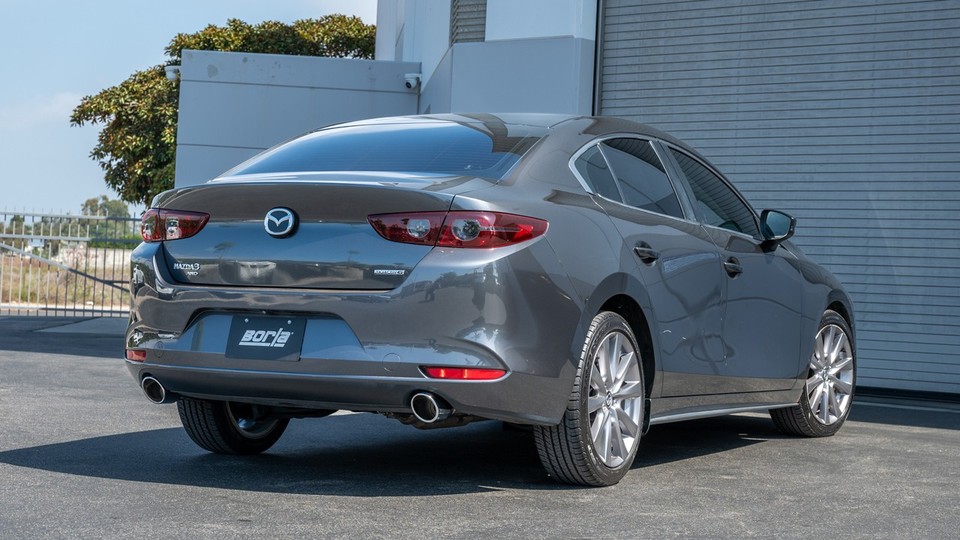 Borla 19-23 Mazda 3 NA / 21-23 Mazda 3 Turbo S-Type Axle Back Exhaust w ...