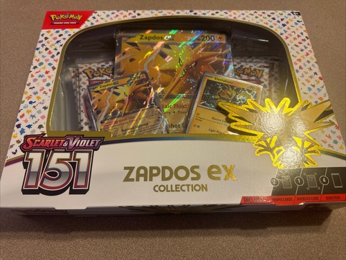 Pokemon TCG Sealed Scarlet & Violet 151 Zapdos EX Collection | eBay