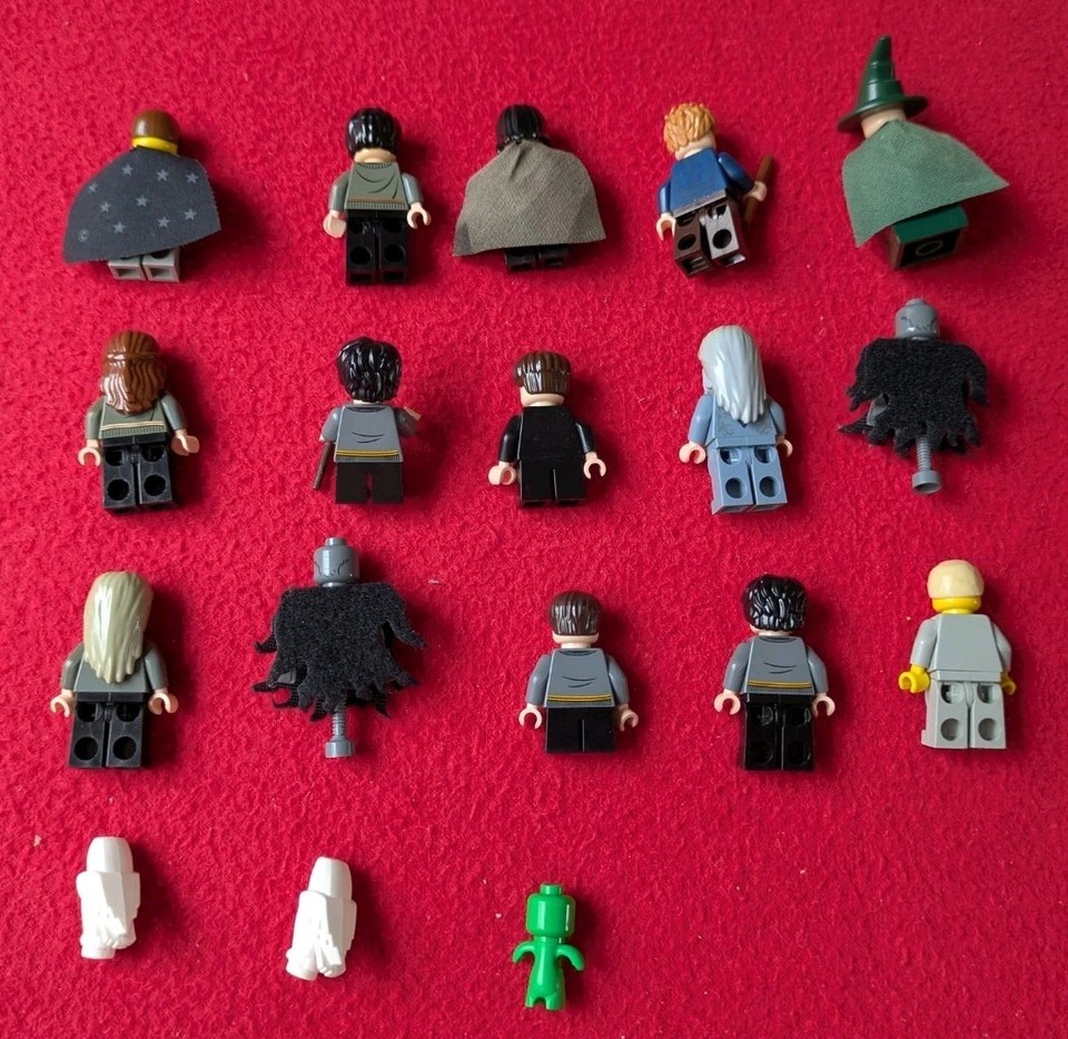 Lego Harry Potter Minifigure Bundle X18 Filch Flitwick Snape Malfoy ...
