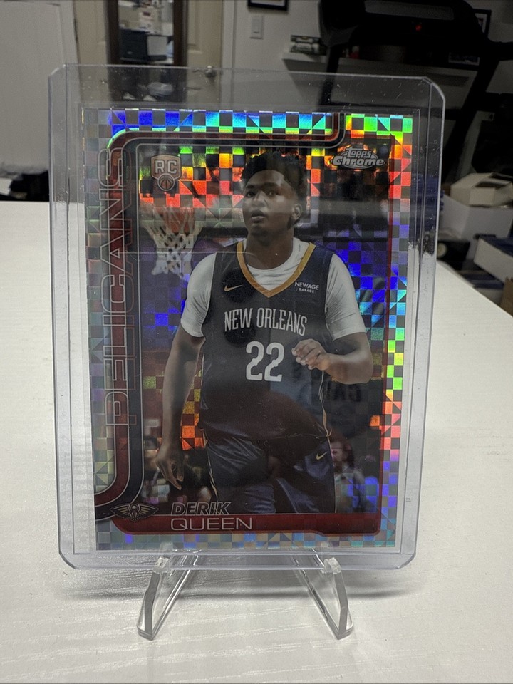Derik Queen 2025 Topps Chrome Basketball Rookie X-Fractor #263 | eBay UK