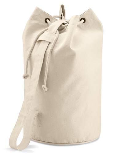 Canvas Duffle Bag Mens Womens Drawstring Sailor Style Kit Bag Gym ...