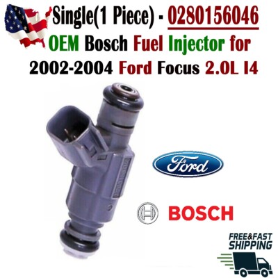 OEM Bosch x1 Fuel Injector for 2002, 2003, 2004 Ford Focus 2.0L I4 ...