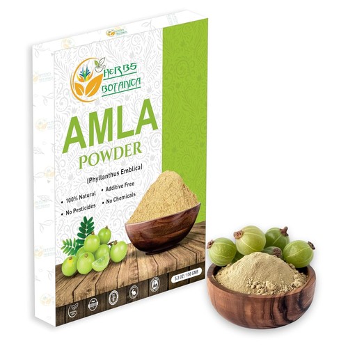 Herbs Botanica Natural Amla Powder Indian Gooseberry 150gm | eBay