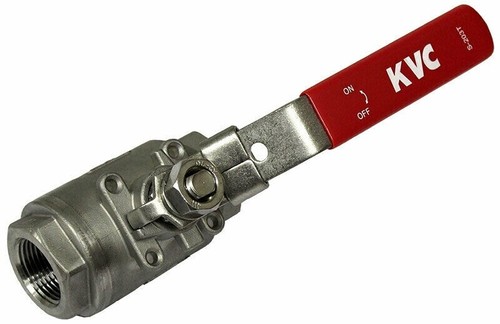 KVC 2 Piece CF8M Stainless Steel Ball Valve #203T-3000 psi-51C6-5L5E | eBay