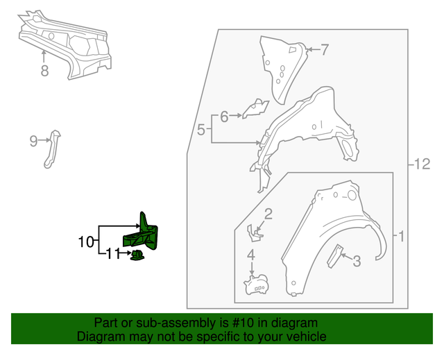 Genuine OEM Mud Flap for Toyota 6563202231 for sale online | eBay