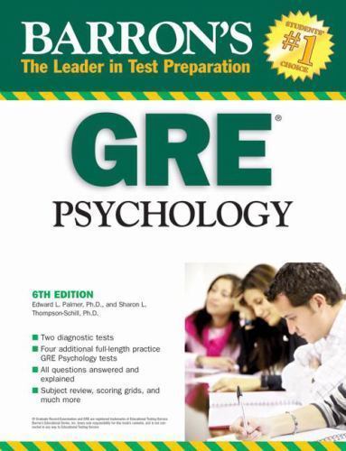 Barron's GRE Psychology by Palmer, Edward L.; Thompson-Schill, Sharon L ...