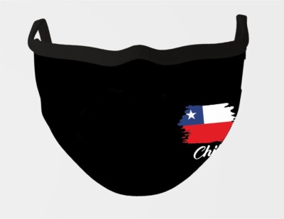Chile face masks Chileno pride black Chile flag mask Chilena | eBay
