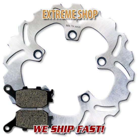 Yamaha Rear Brake Rotor + Pads FZ6 FZ 600 (04-06) Fazer (04-07) 2 ...