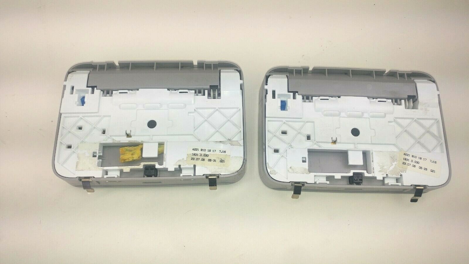 2007-2013 S550 S400 MERCEDES PAIR REAR HEADLINER VANITY MIRRORS ...