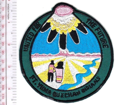 American Indian Tribal Seal Arizona Fort Yuma Quechan Indian Nation NO ...