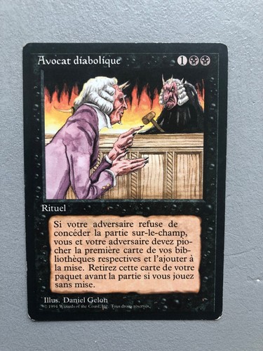 Mtg Fbb Demonic Attorney French HP | eBay