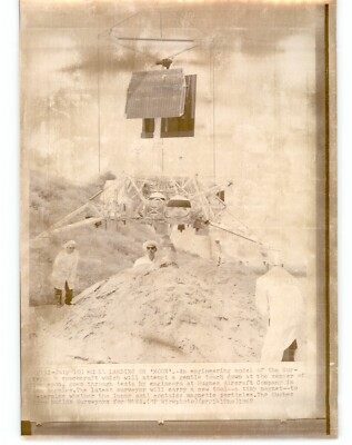 Engineering Model of SURVEYOR 4 Spacecraft Test Landing VINTAGE 1967 ...