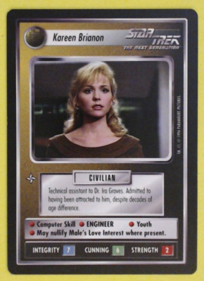 Star Trek CCG - Kareen Brianon - Q Continuum -R5 | eBay