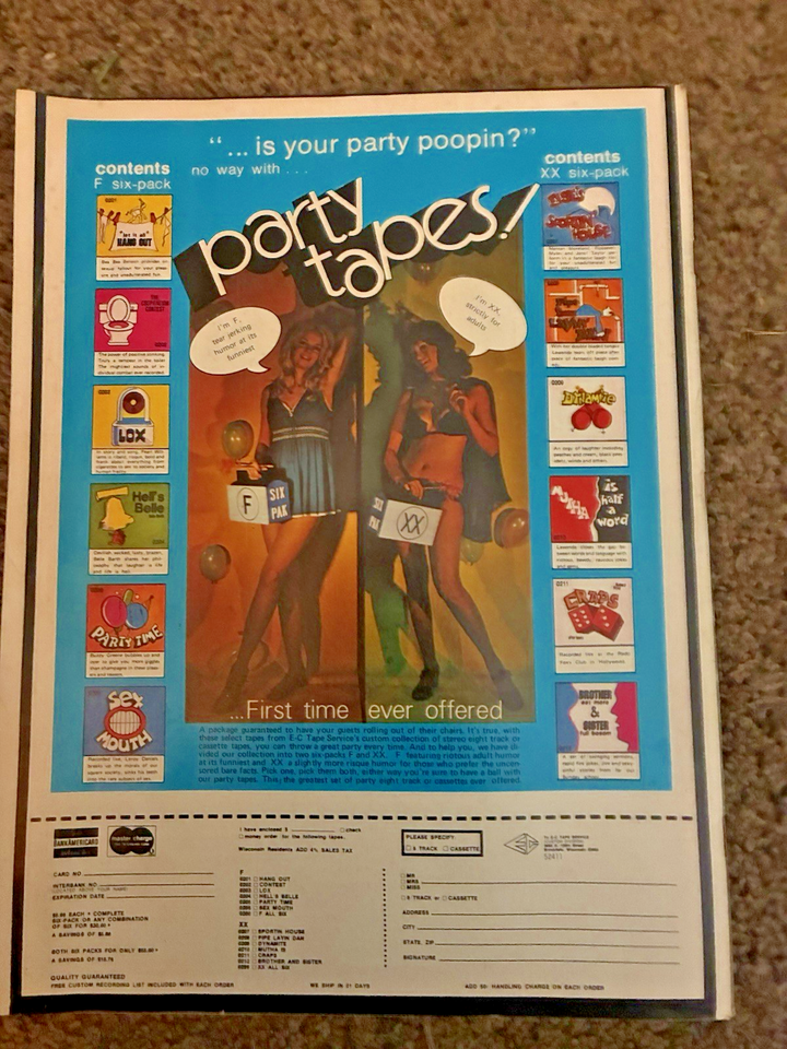 SIR! MAGAZINE April 1973 Vol 29 No 4 Vintage Adult Entertainment ...