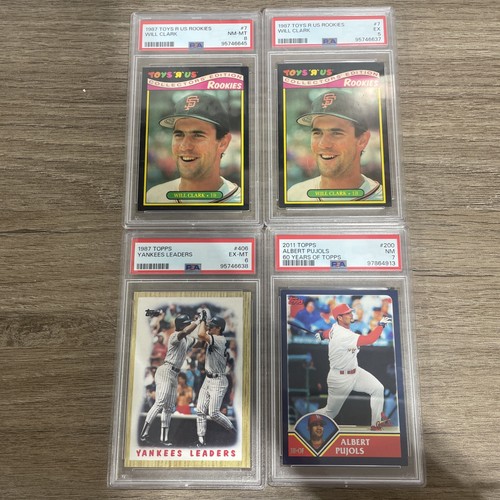 Lot Of 4 PSA Graded Baseball Cards | eBay