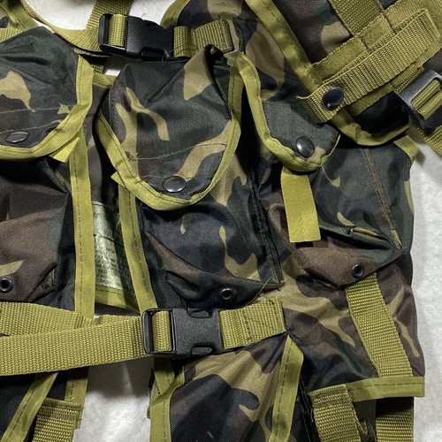 US Military Tactical Load Bearing Vest Woodland BDU Camo | eBay