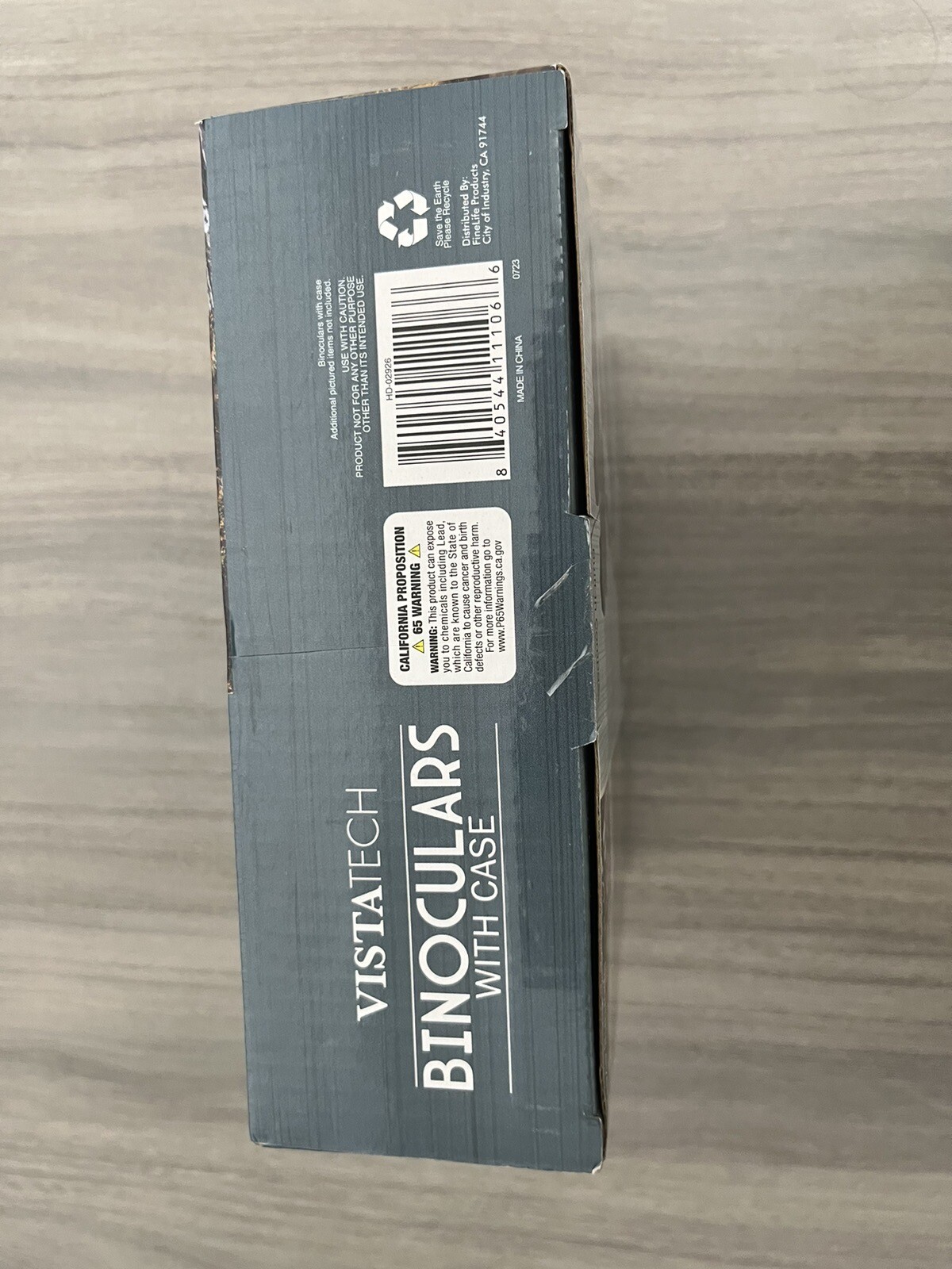 Vistatech Binoculars With Carrying Case And Built In Compass New Open ...