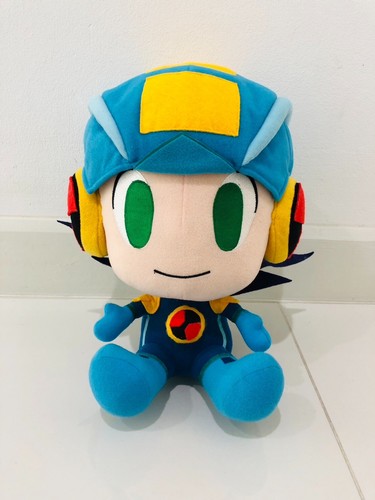 RARE Mega Man EXE 10" Plush Battle Network Rockman Capcom Stuffed Toy ...